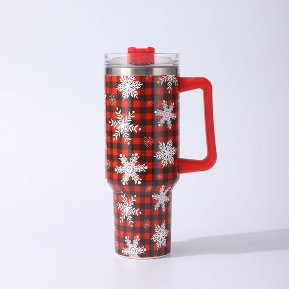 3D Printed 304 Stainless Steel Insulated Mug, Creative Christmas Double ...
