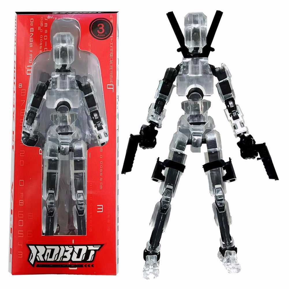 3D Printed Action Figure Robot Action Figure Assembly Completed Multi ...