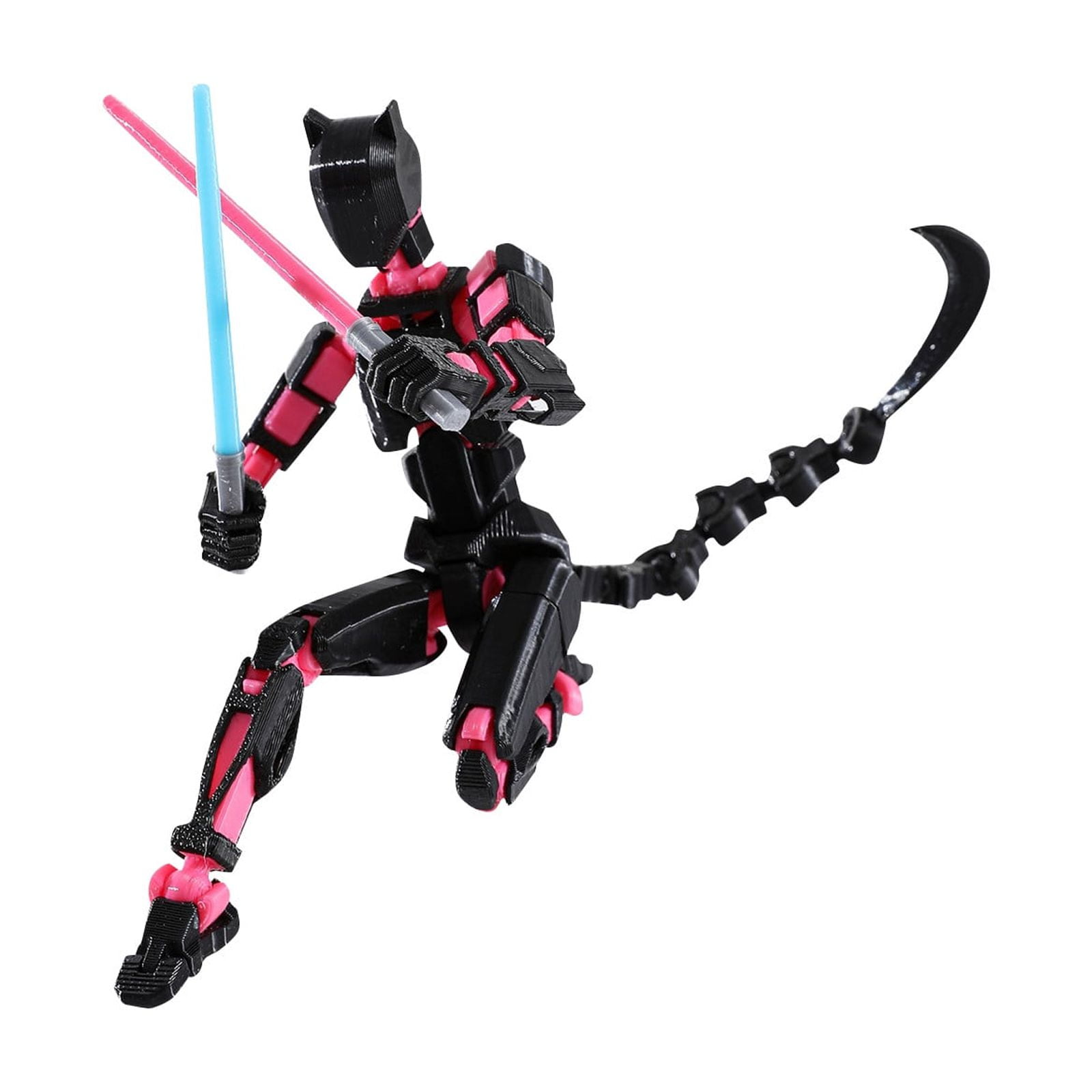 3D Printed Action Figure Set Robot Fidget Toys for Kids, Lucky Dummy T ...