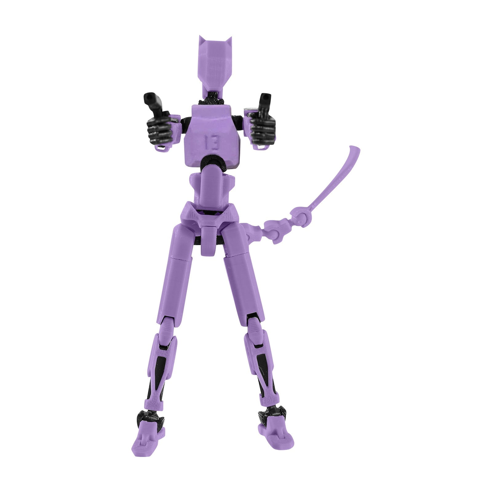 3D Printed Action Figure Set Robot Fidget Toys for Kids, Lucky Dummy T ...