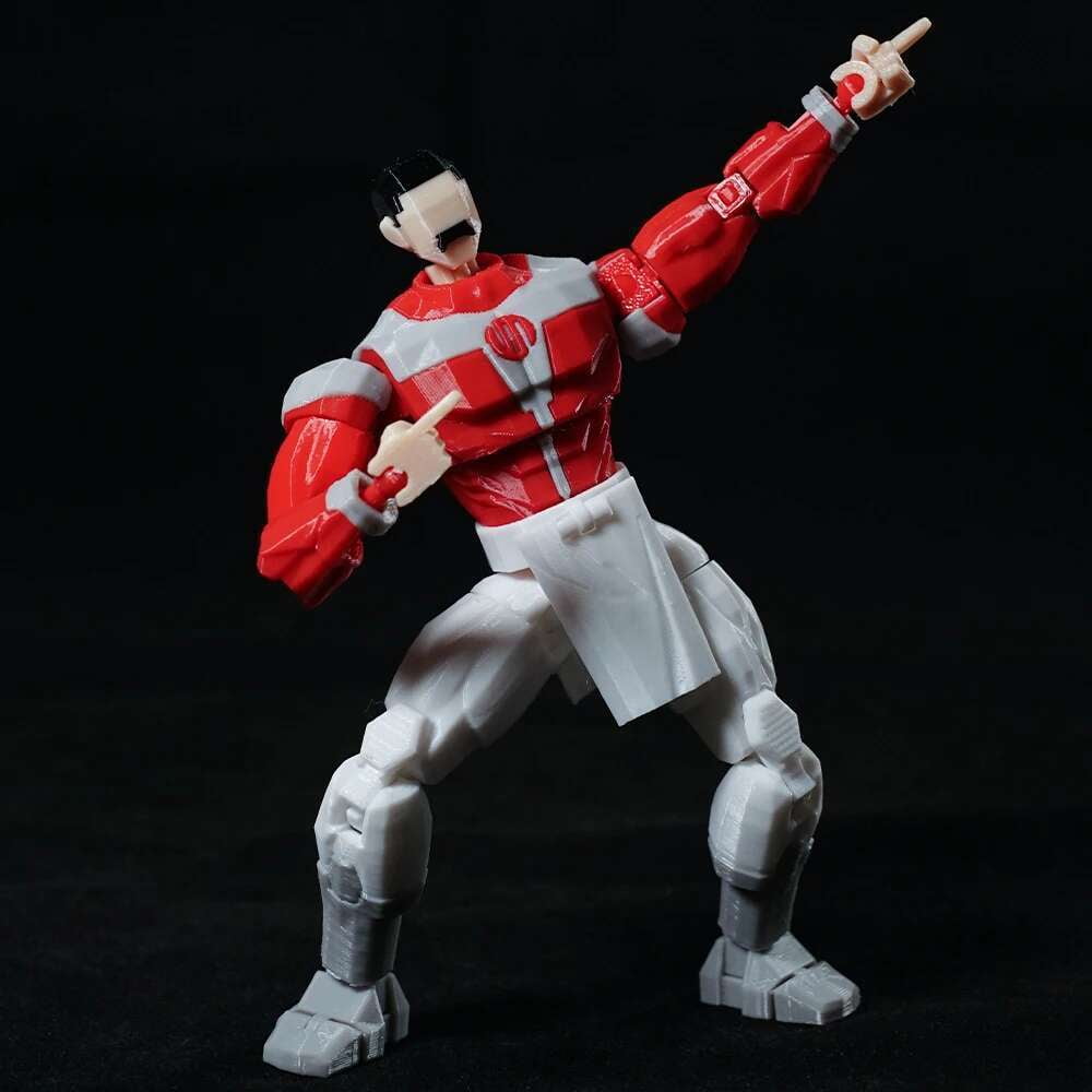 3D Printed Action Figures Invincible 3.0 Superheroes Anime Multi ...