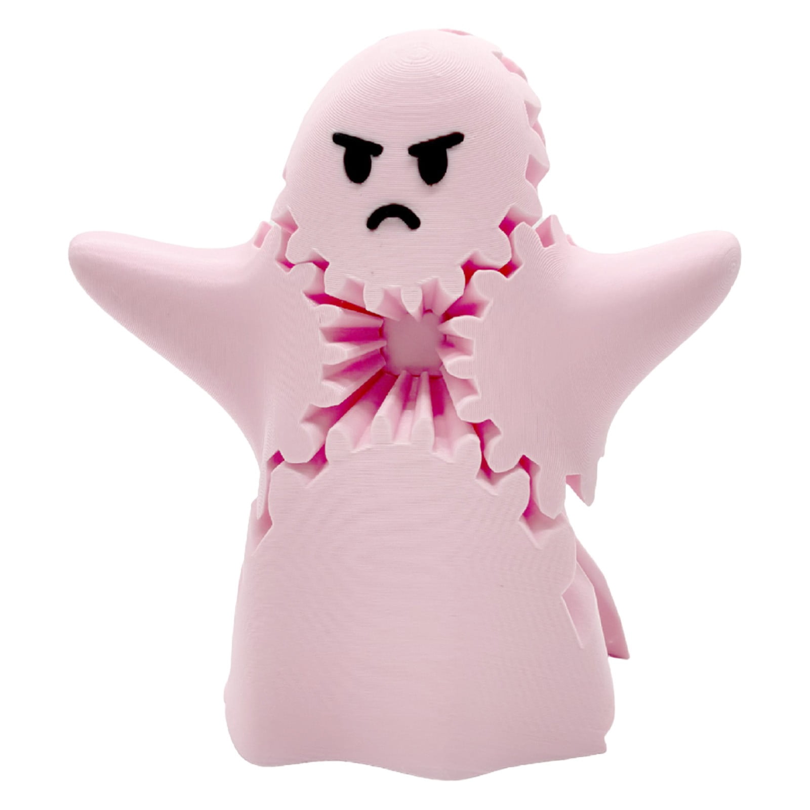 3D-Printed Angry Gear Cube Toy–Cute sensory desk toy for stress/anxiety ...