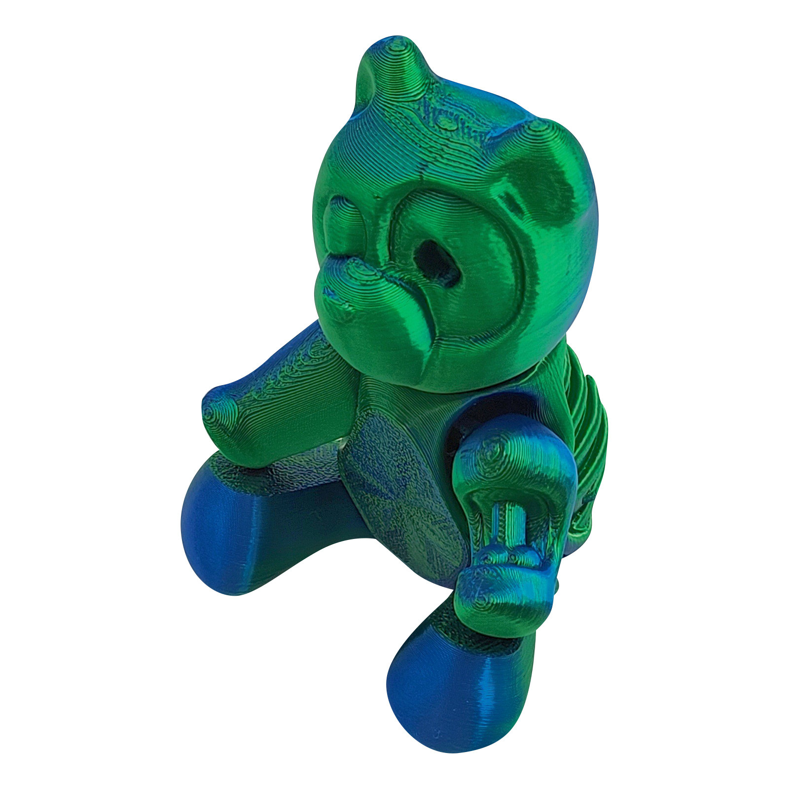 3D Printed Animal Mobile Phone Holder Desktop Ornaments Gradient Color ...