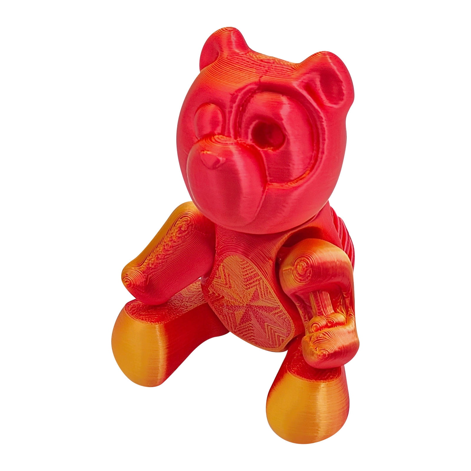 3D Printed Animal Mobile Phone Holder Desktop Ornaments Gradient Color ...