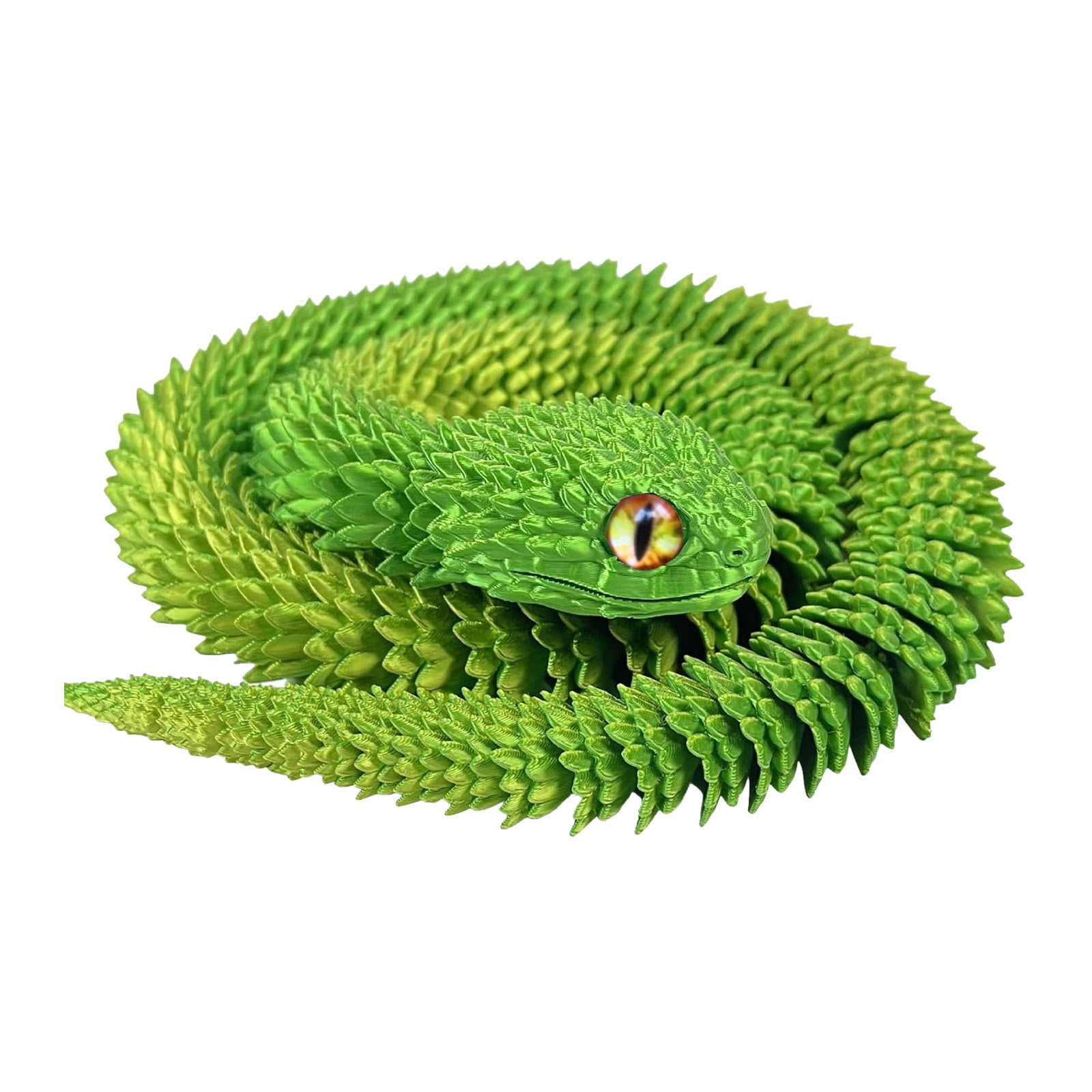 3D Printed Animals Snake Toys 3D Printed Articulated Snake 23.62inch 3D ...