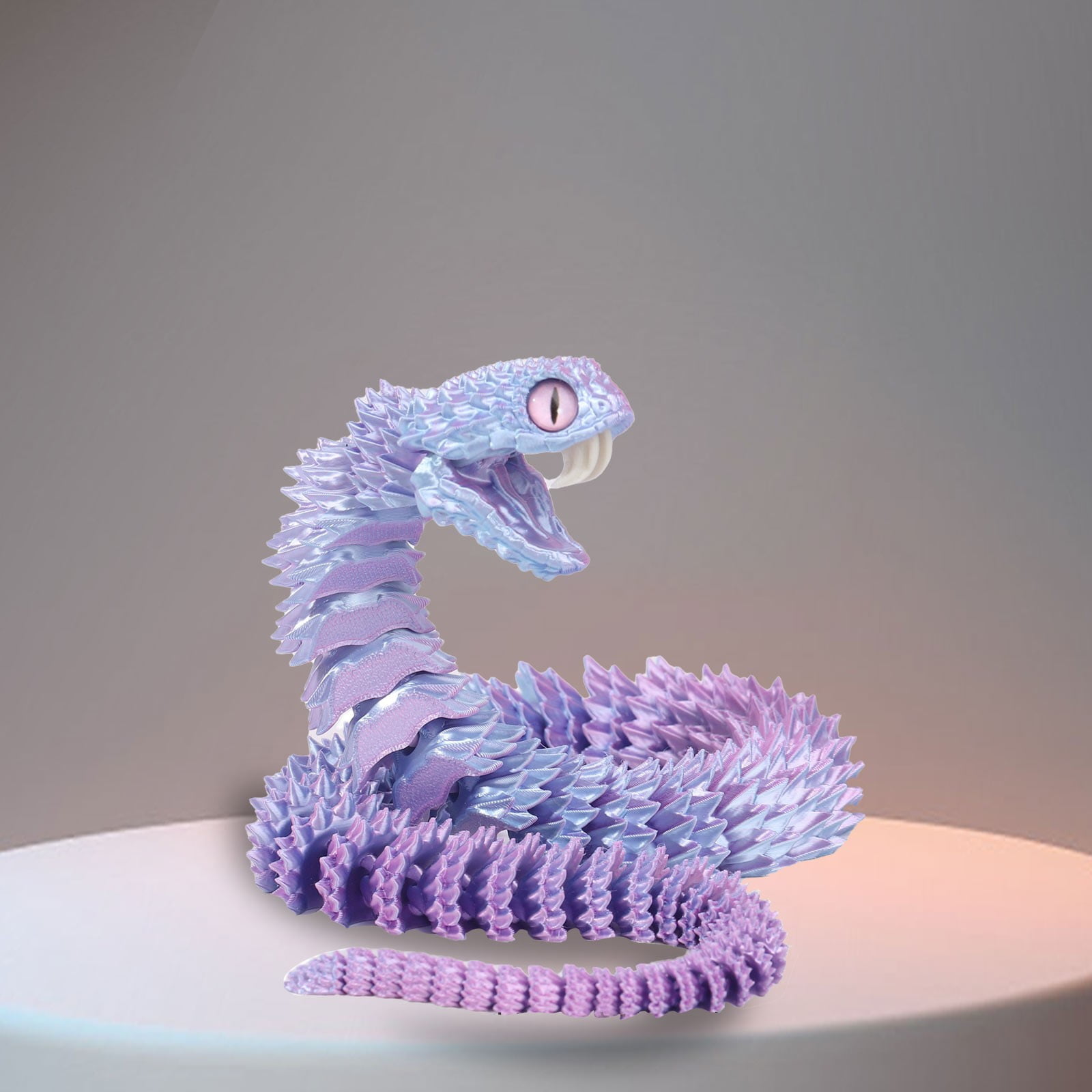 3D Printed Animals-Snake Viper,3D Printed Snake Toys 3D Printed ...