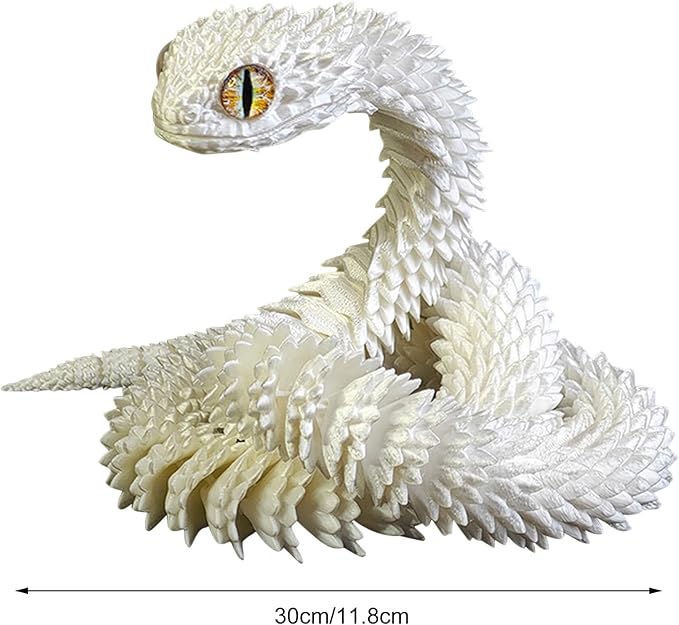 3D Printed Animals-Snake Viper,3D Printed Snake Toys ，3D Printed ...