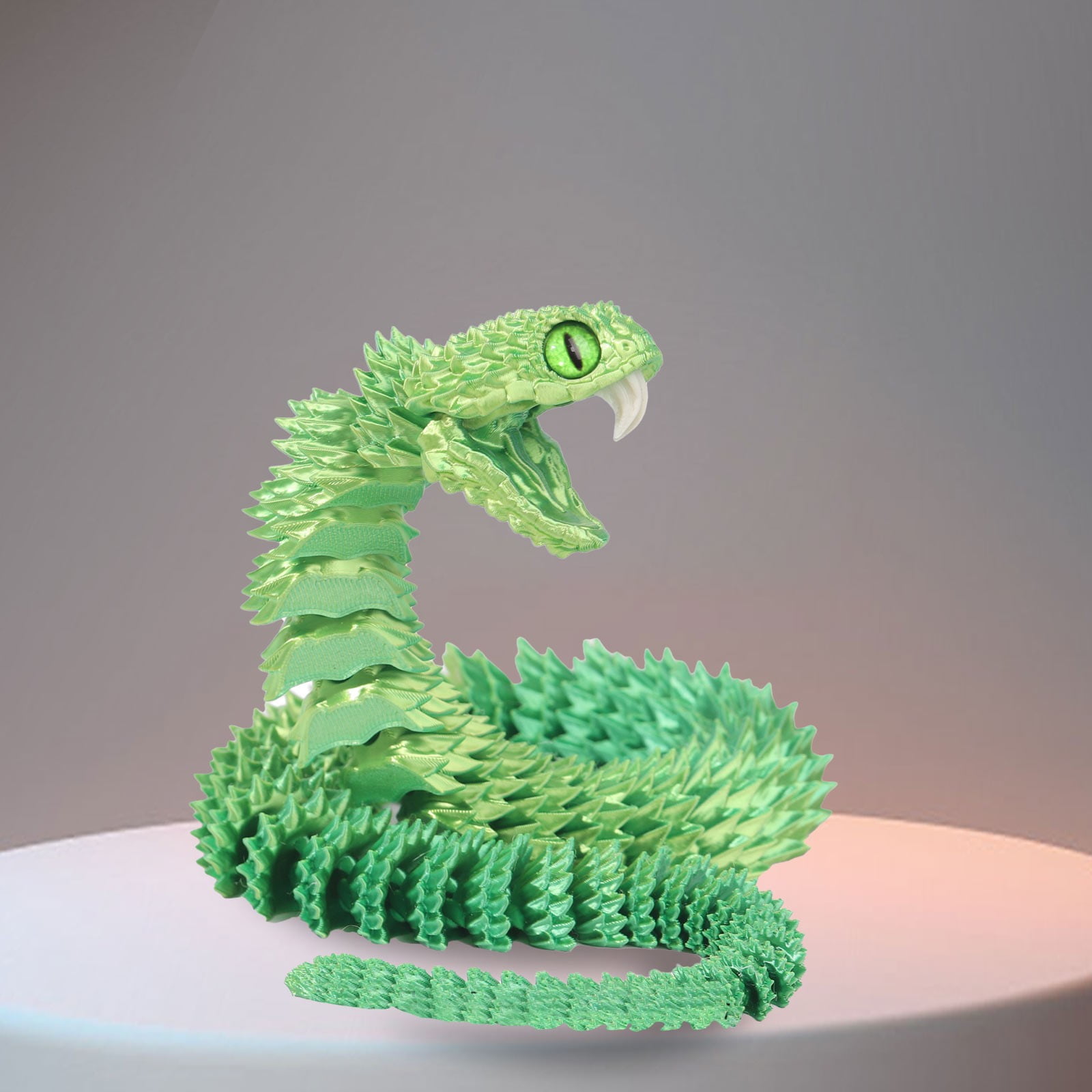 3D Printed Animals-Snake Viper,3D Printed Snake Toys 3D Printed ...
