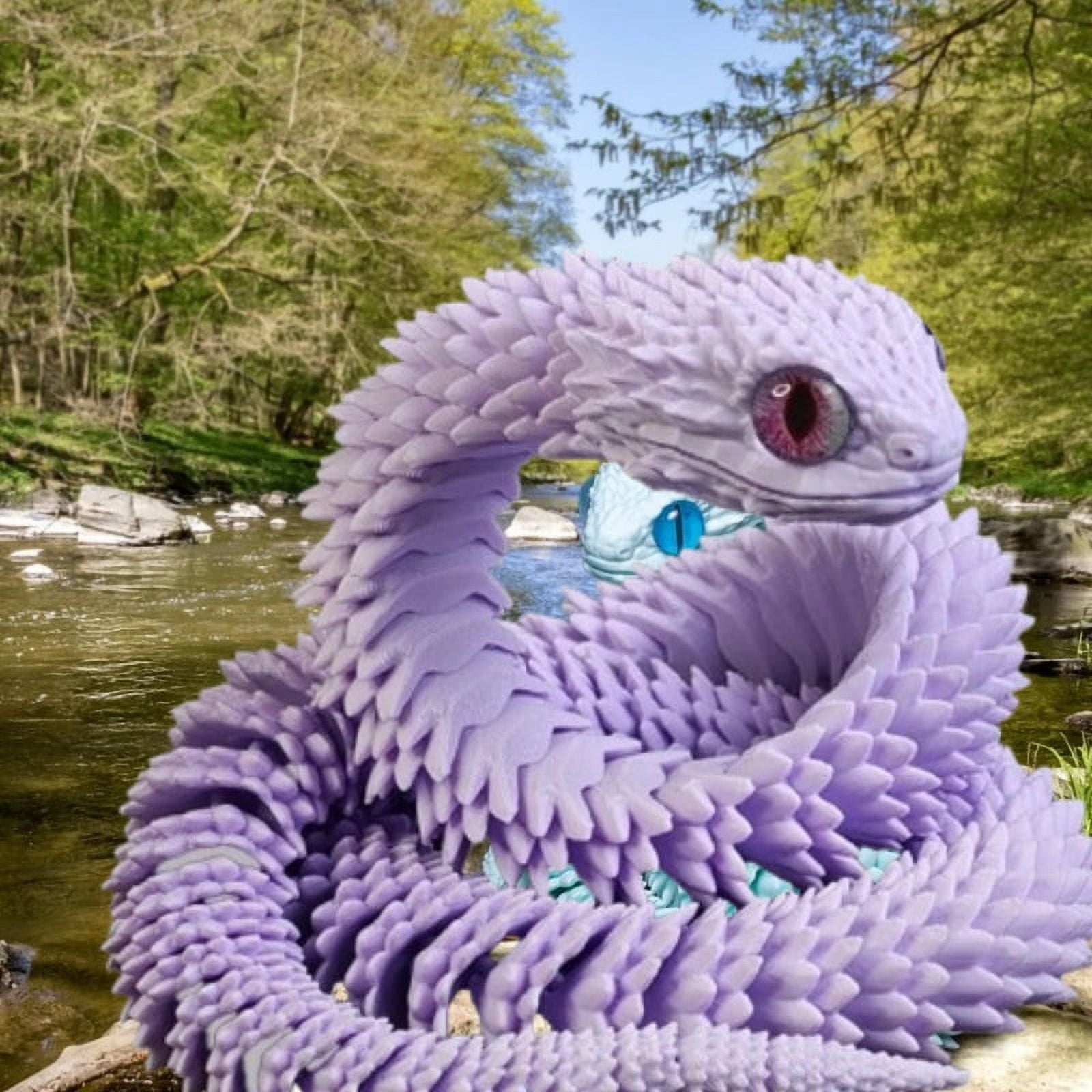 3D Printed Animals-Snake Viper,3D Printed Snake Toys ，3D Printed ...