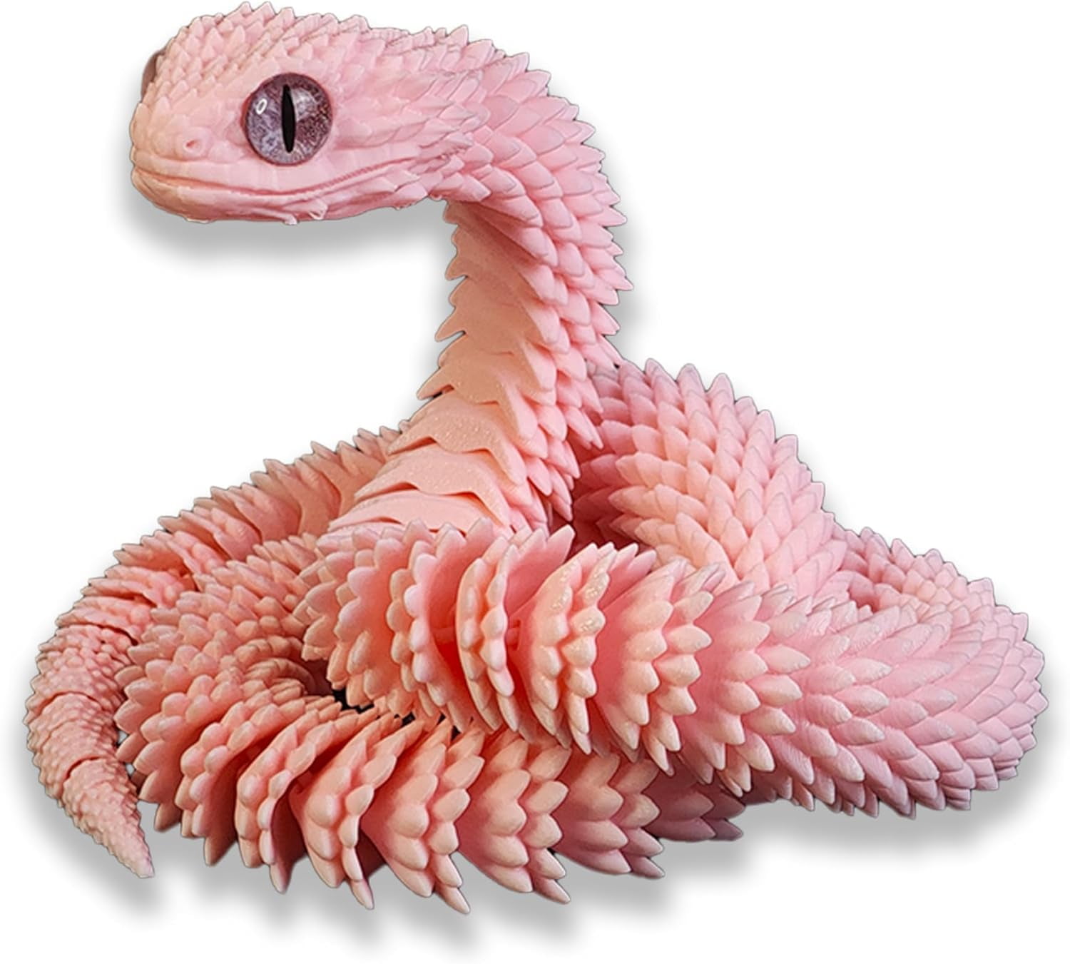 3D Printed Animals-Snake Viper,3D Printed Snake Toys 3D Printed ...