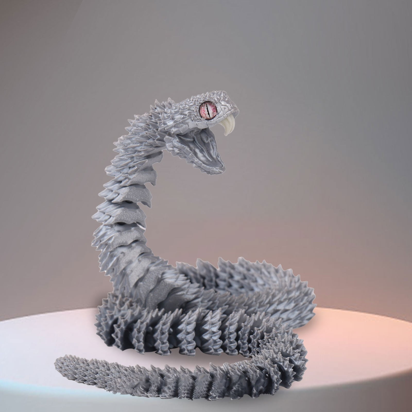 3D Printed Animals-Snake Viper,3D Printed Snake Toys 3D Printed ...