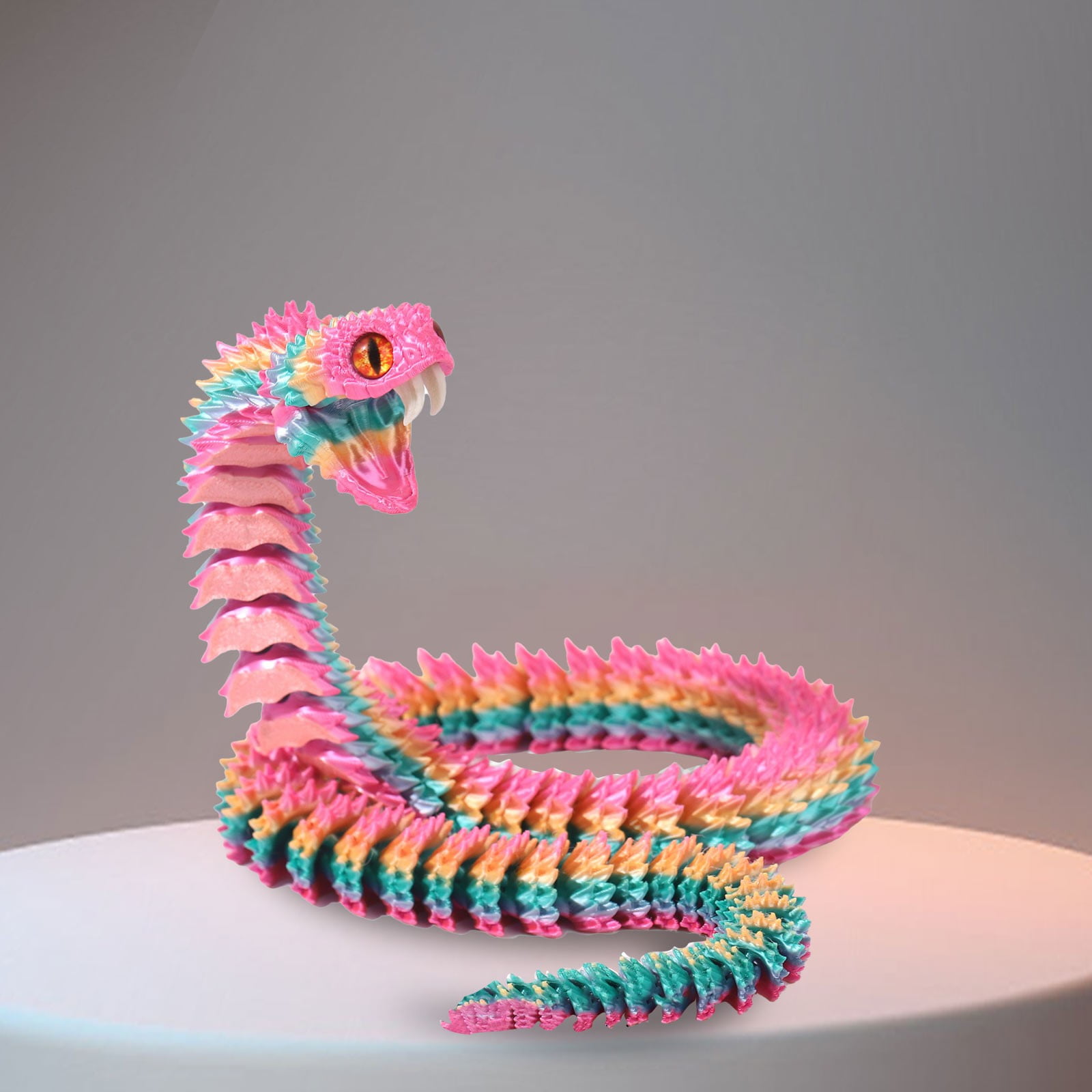 3D Printed Animals-Snake Viper,3D Printed Snake Toys 3D Printed ...