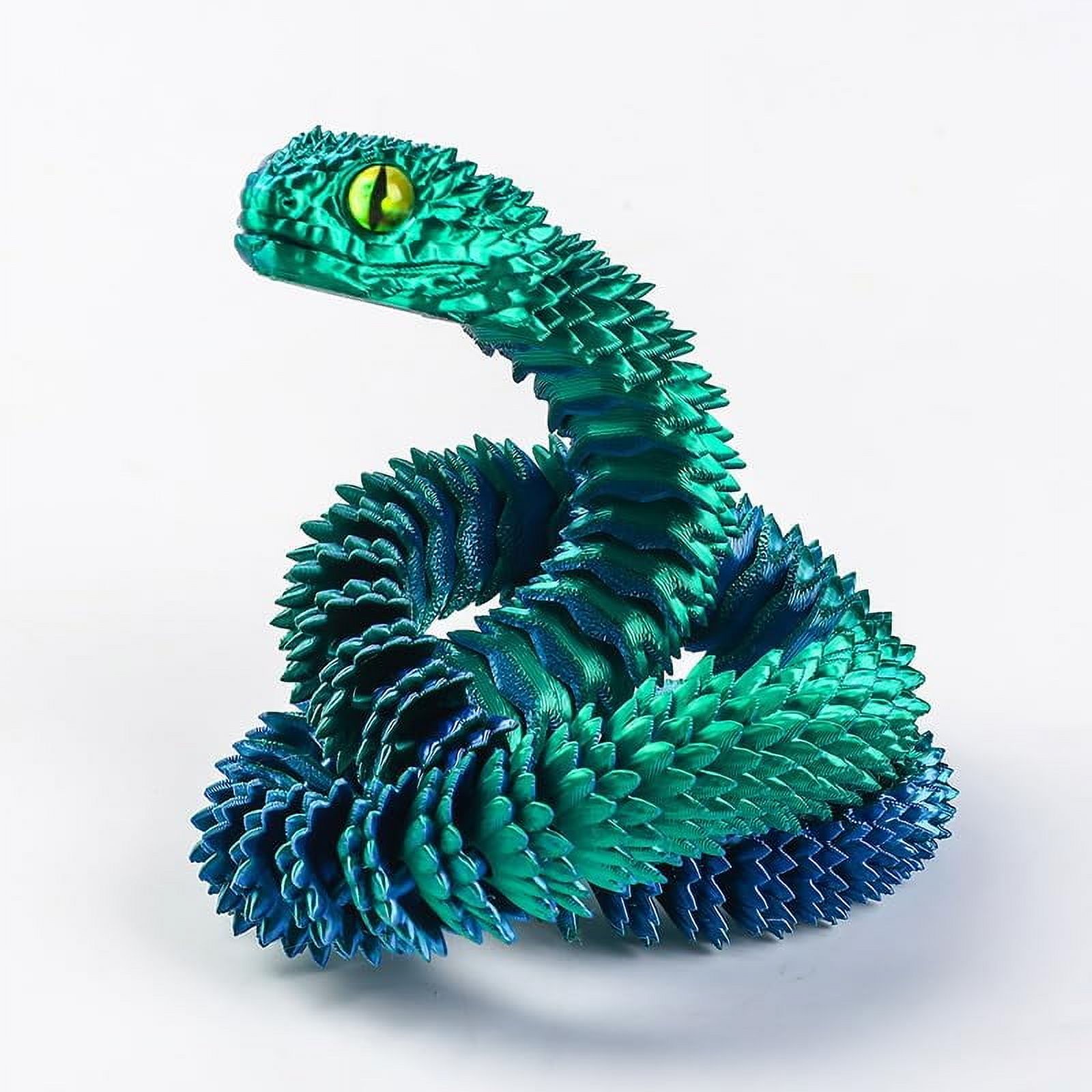 3D Printed Animals-Snake Viper,3D Printed Snake Toys 3D Printed ...