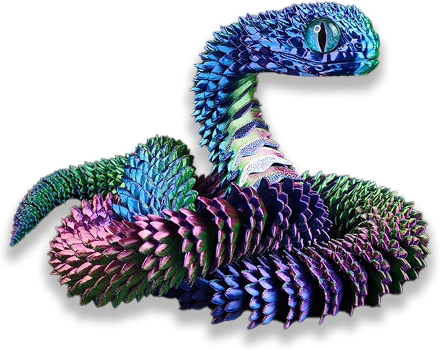 3D Printed Animals-Snake Viper,3D Printed Snake Toys 3D Printed ...