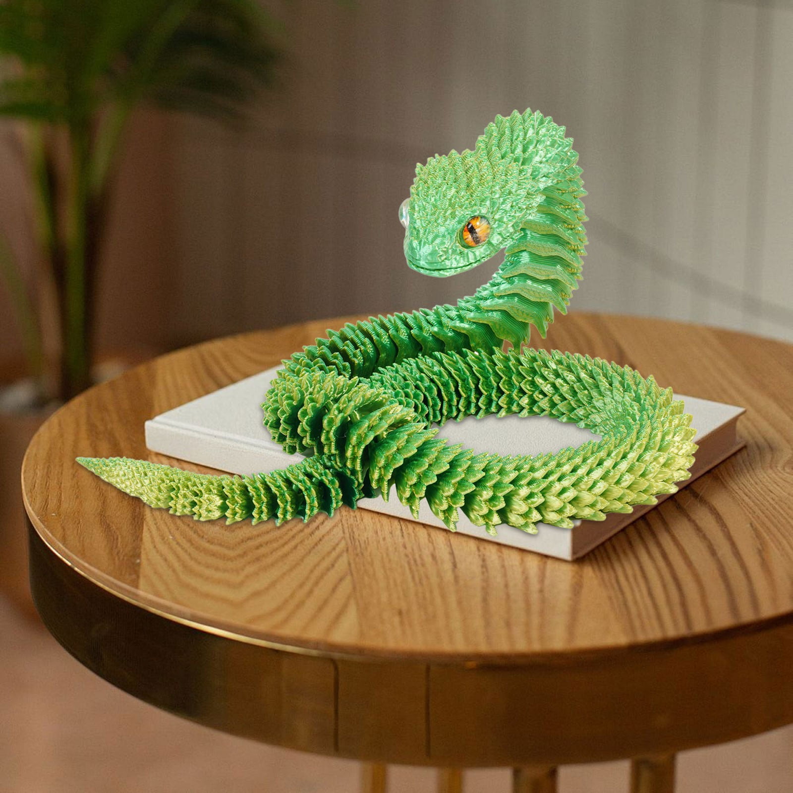 3D Printed Animals-Snake Viper Toys Articulated Snake Animals Model ...