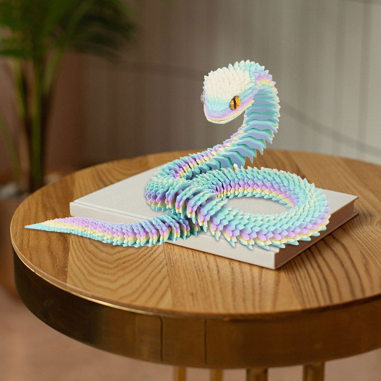 3D Printed Animals-Snake Viper Toys Articulated Snake Animals Model ...