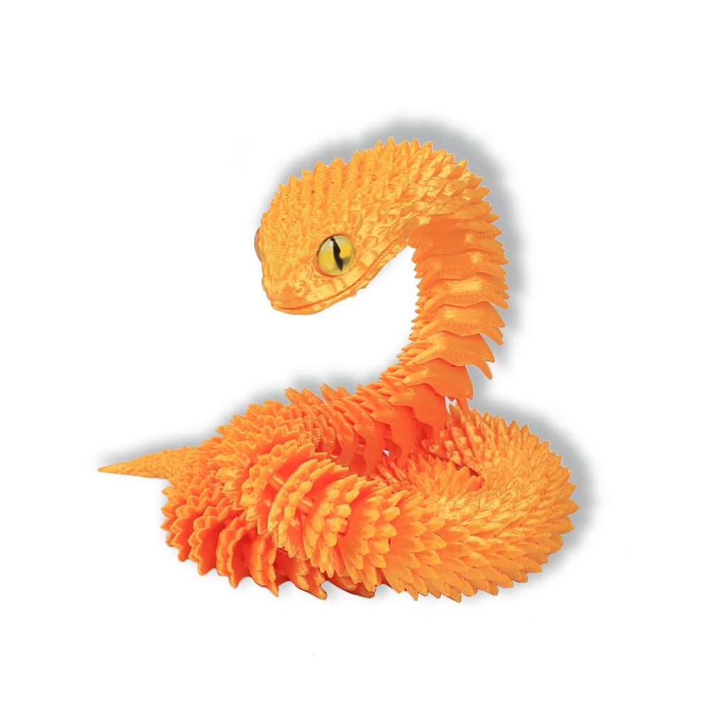 3D Printed Animals - Viper Venom Snake, Multi Inch Surprise Mysterious ...