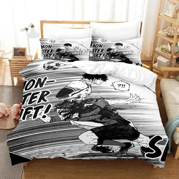 3D Printed Anime BLUE LOCK Bachira Bed Set Duvet Cover Pillowcase ...