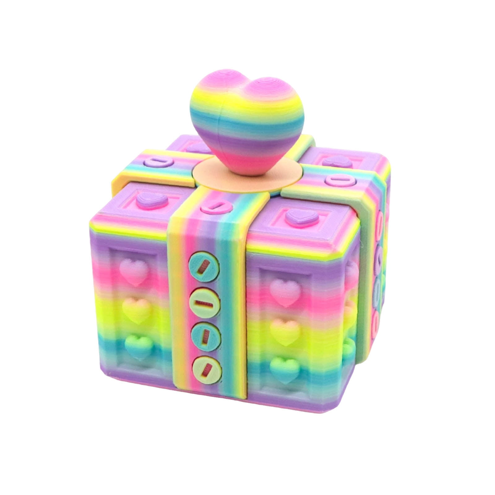 3D Printed Annoying Gift Box with Screws, Funny Gift for Friends ...