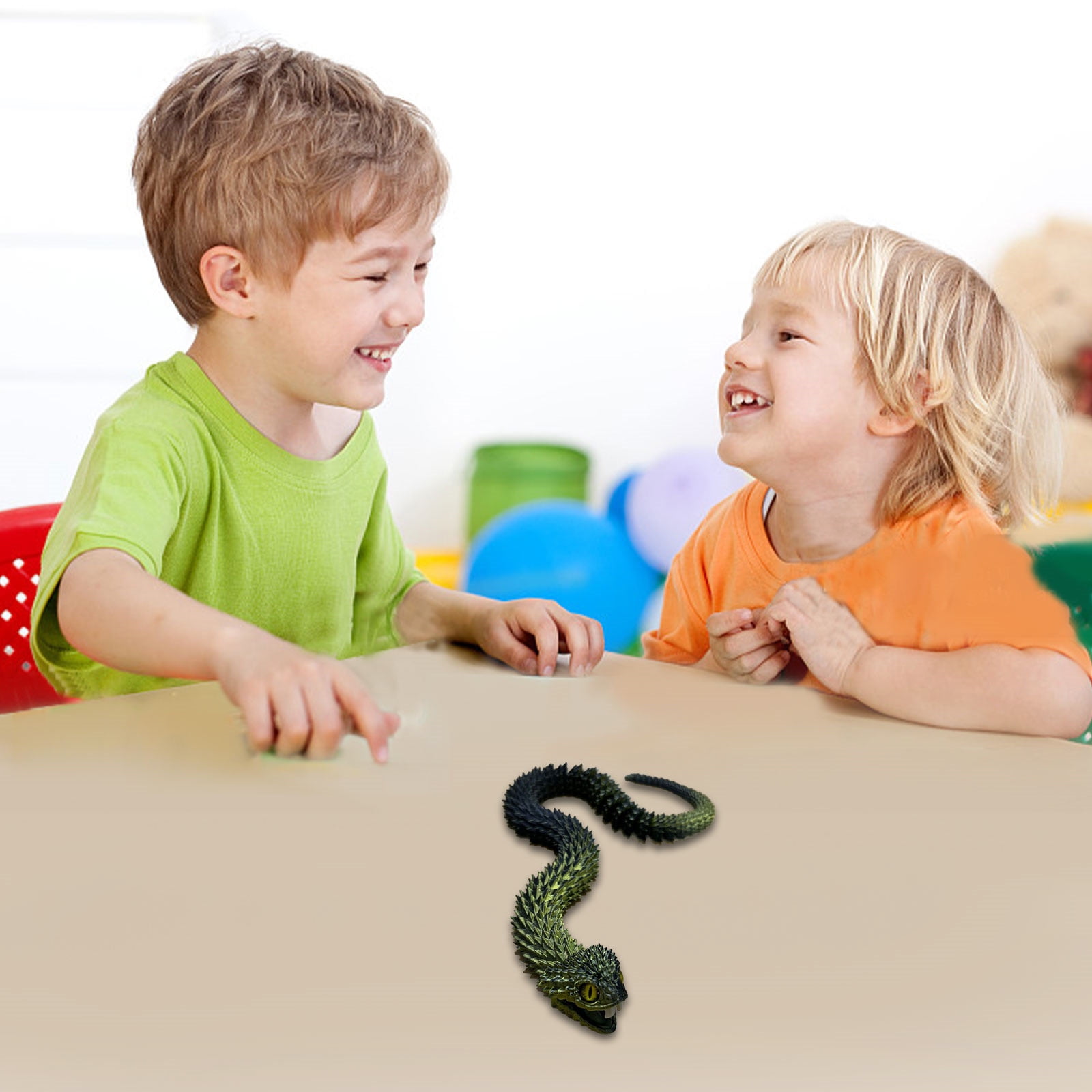 3D Printed Articulated Animal Model Novelty Toy with Retractable Teeth ...