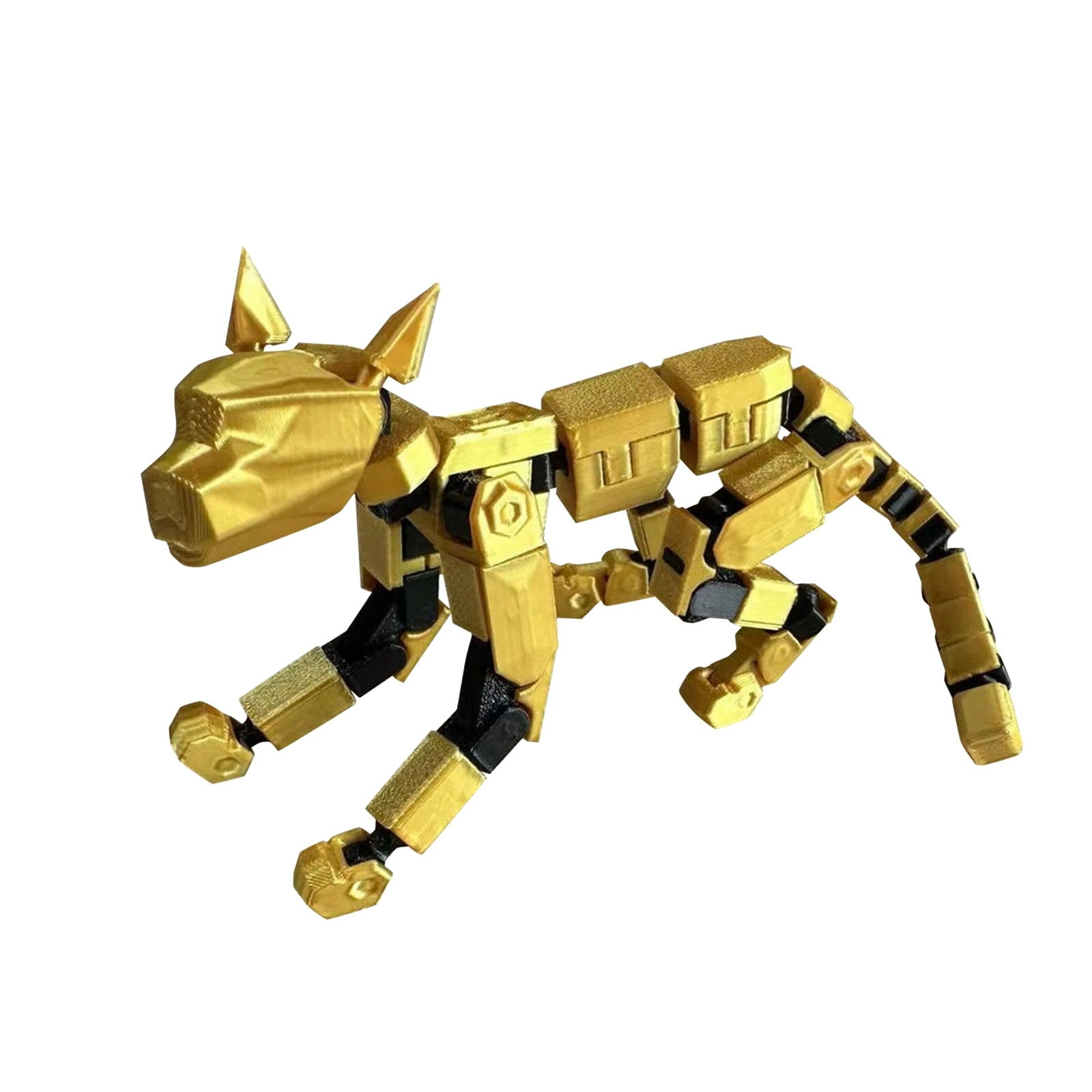 3D Printed Articulated Dog Model, Poseable Super Movable Jointed Figure ...
