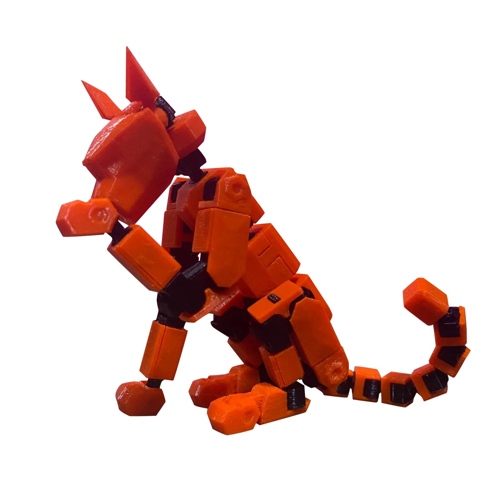 3D Printed Articulated Dog Model, Poseable Super Movable Jointed Figure ...