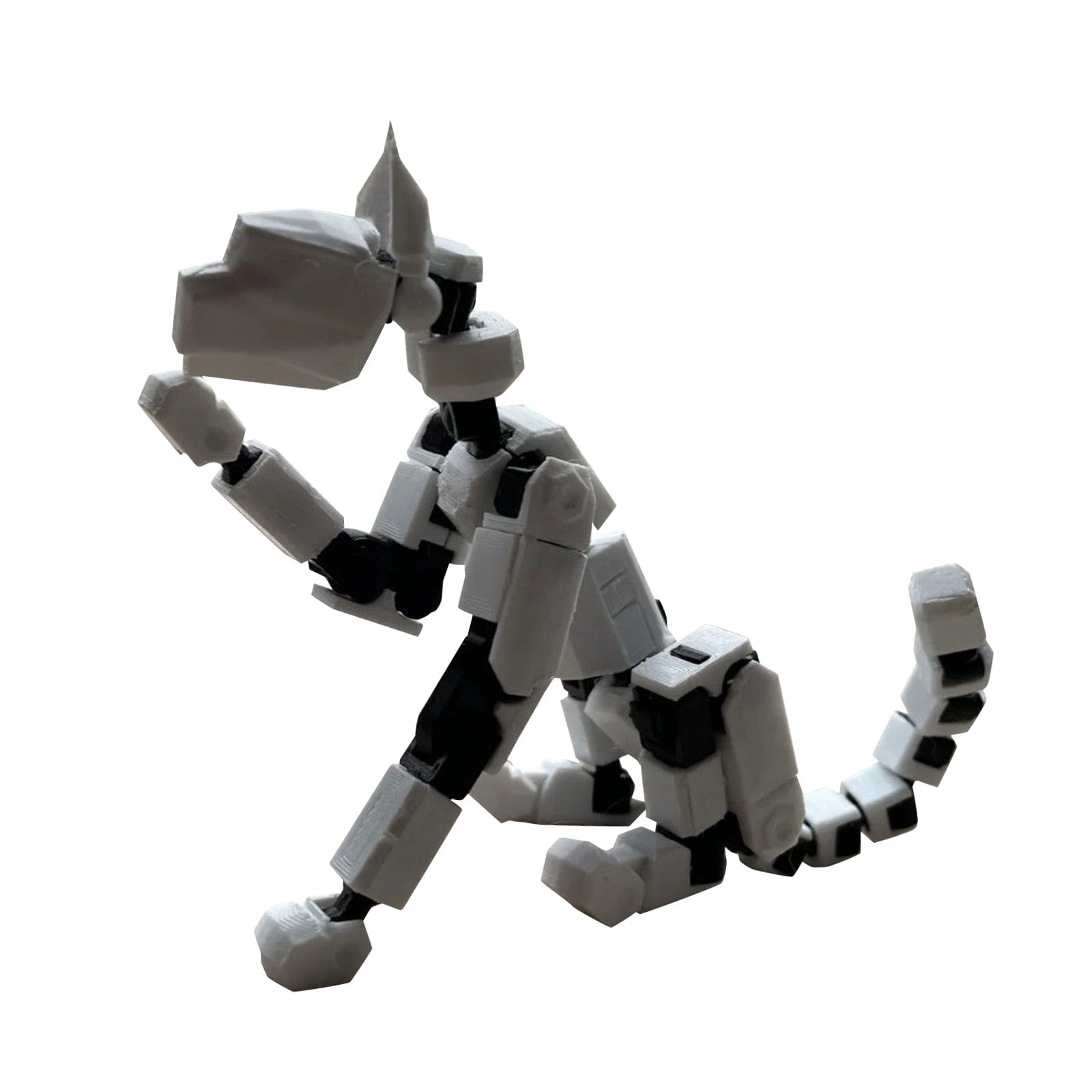 3D Printed Articulated Dog Model, Poseable Super Movable Jointed Figure ...