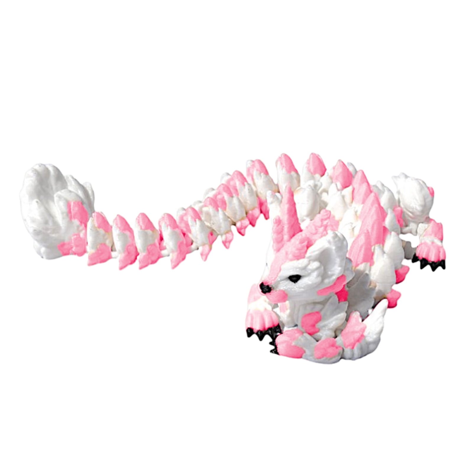 3D Printed Articulated Dragon Fidget Toy, Posable Flexible Dragon ...