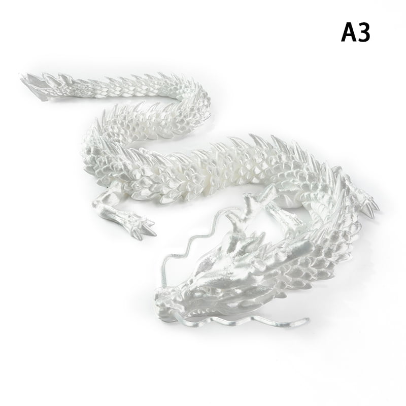 3D Printed Articulated Dragon Fish Tank Landscaping Chinese Long ...