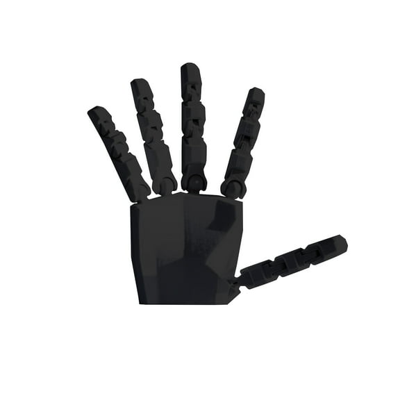 3D Printed Articulated Finger Model, Multi-Joint Movable Art Craft Toy ...