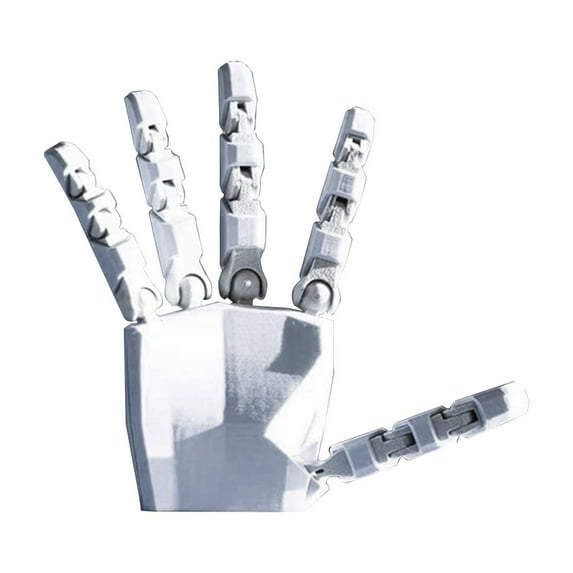 3D Printed Articulated Finger Model, Multi-Joint Movable Art Craft Toy ...