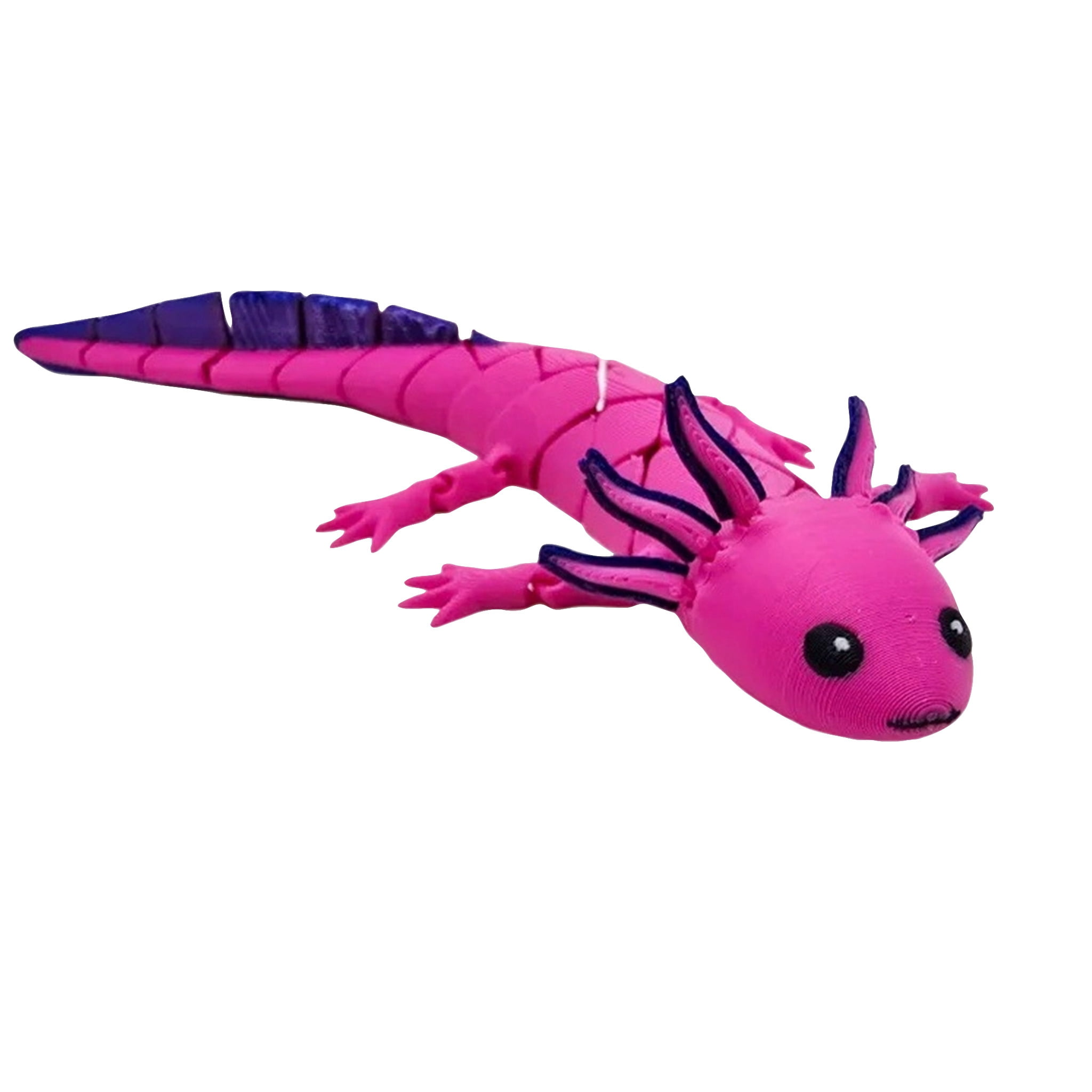 3D Printed Articulated Salamander Figure, Flexible Jointed Amphibian ...