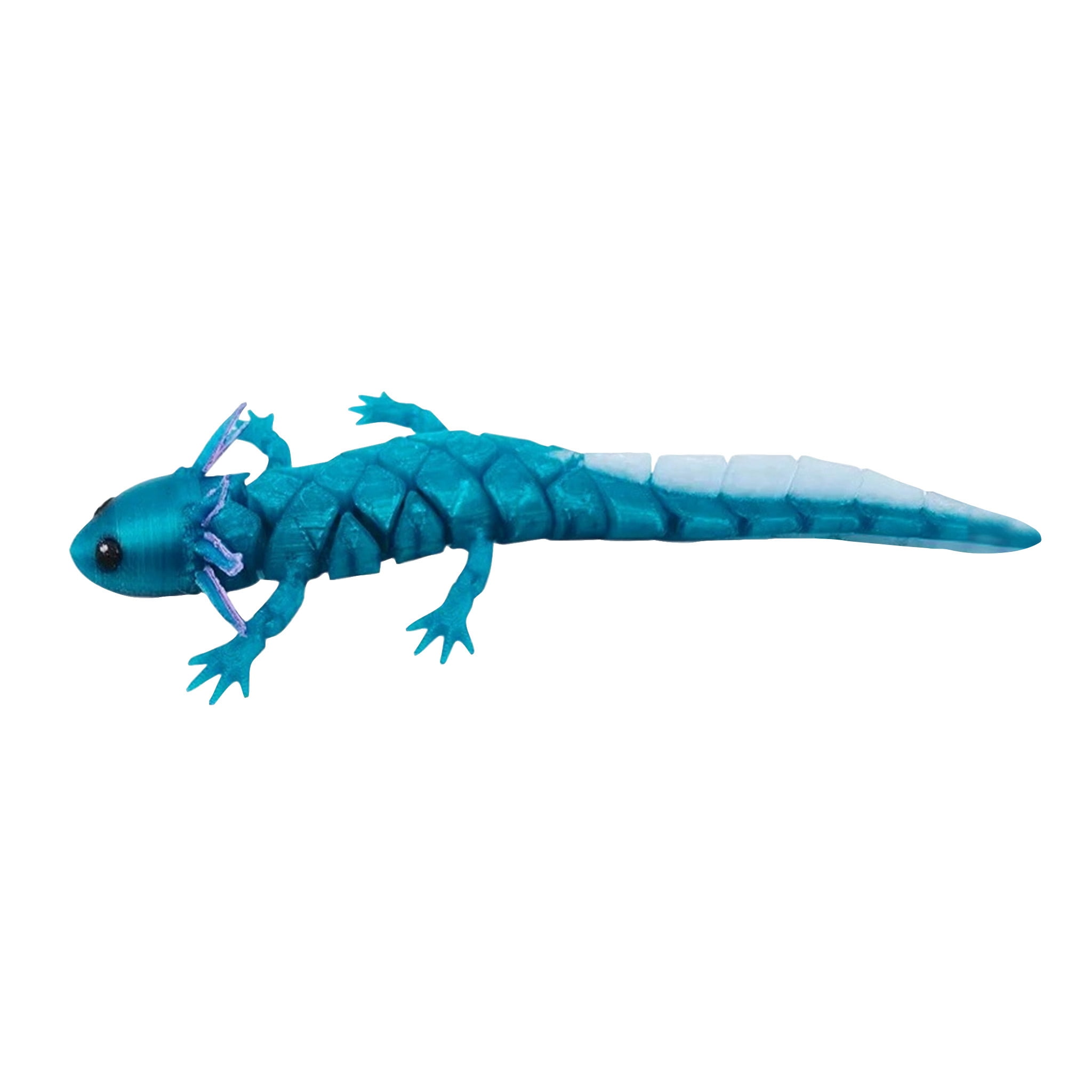 3D Printed Articulated Salamander Figure, Flexible Jointed Amphibian ...