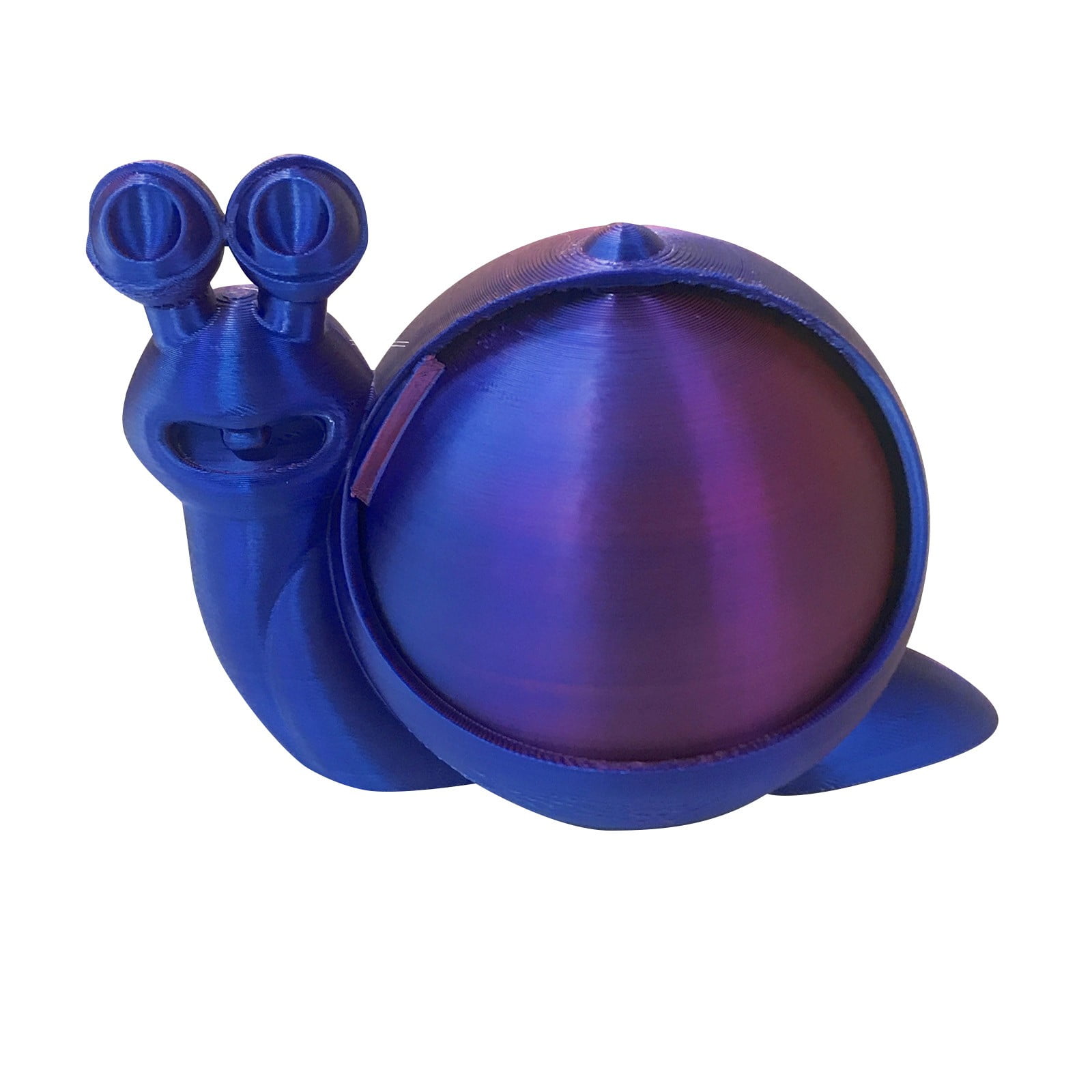 3D Printed Articulated Snail Toad and Turtle Desktop Decor Set Gradient ...