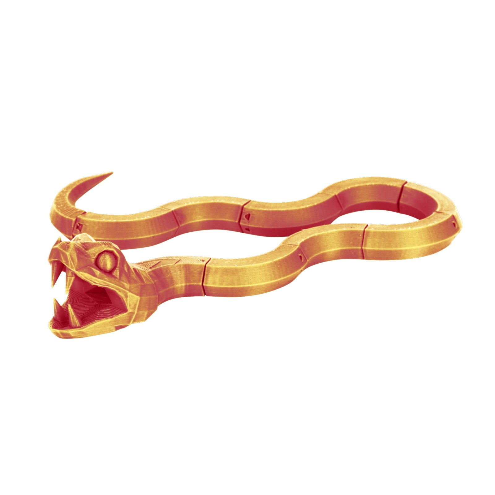 3D Printed Articulated Snake All Joints Are Movable Adults Kids Toys ...