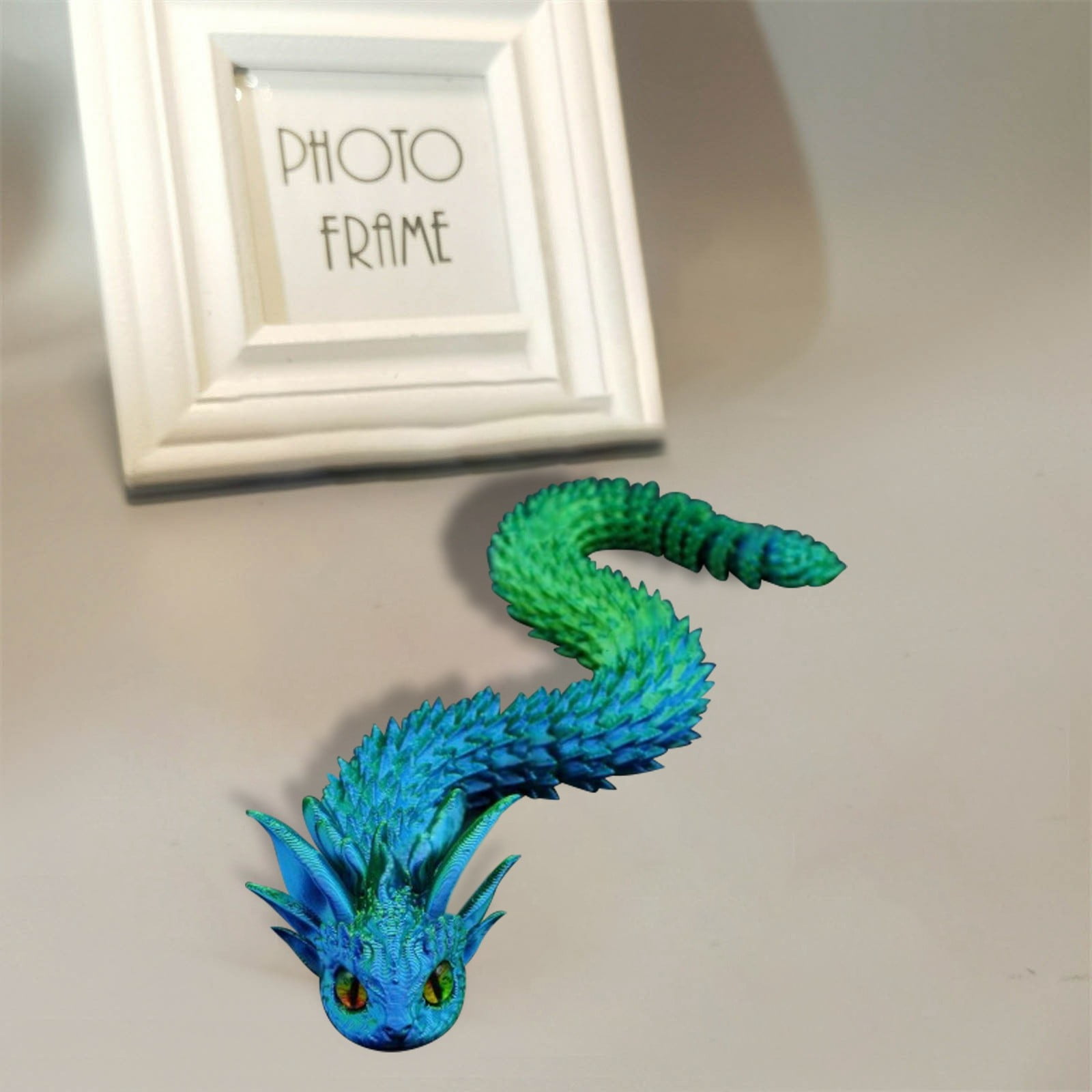 3D Printed Articulated Snake Crystal-Like Movable Snake with Realistic ...