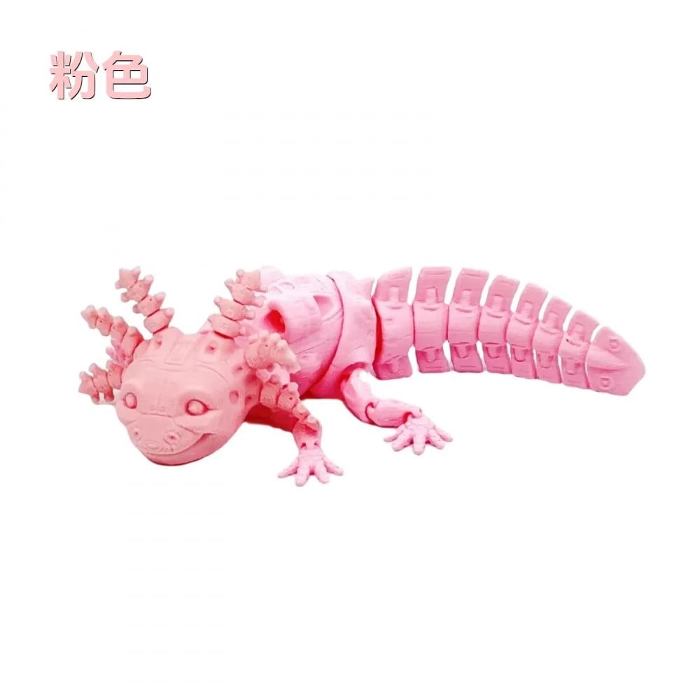 3D Printed Axolotl Toy Collectible Articulated Mechanical Axolotl ...