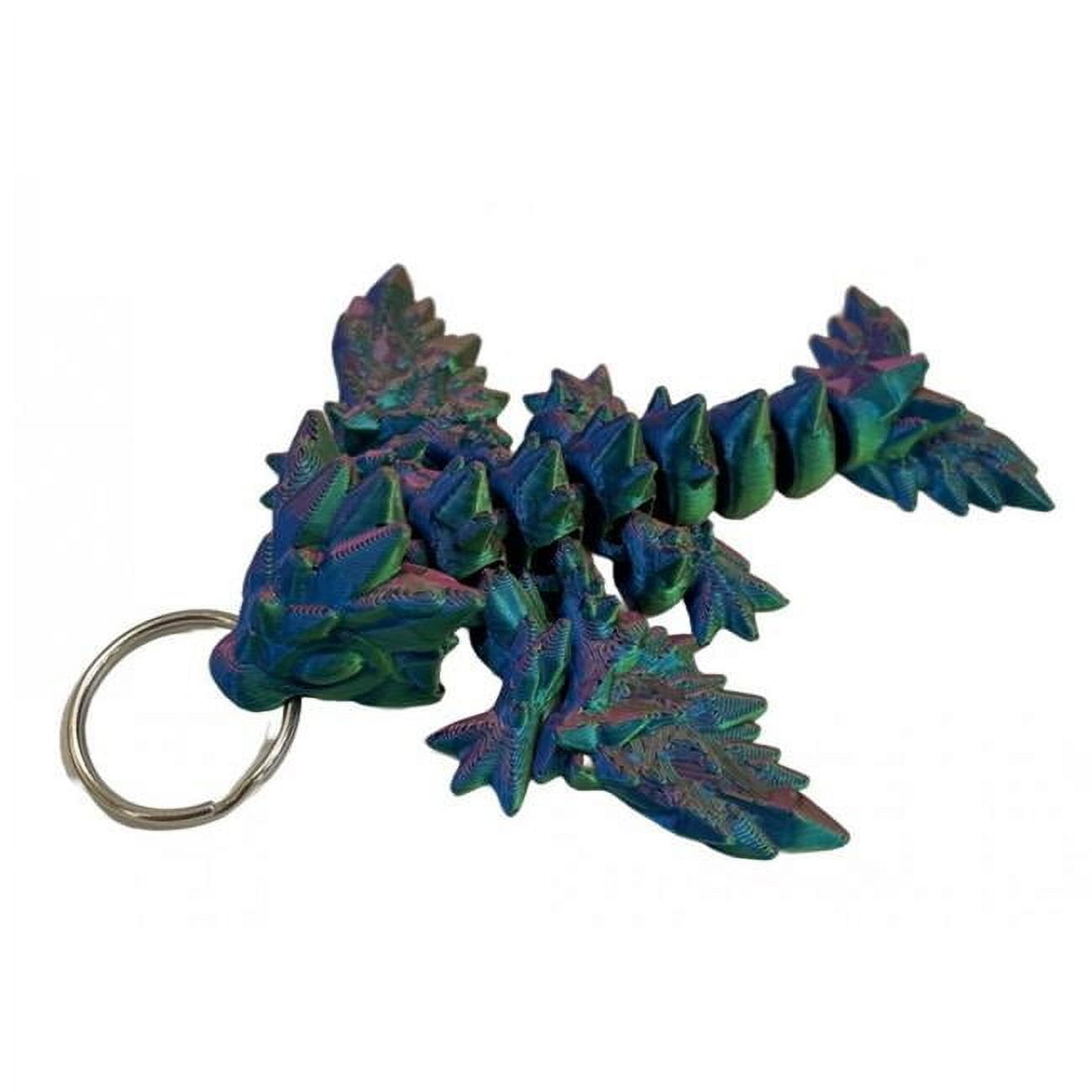 3D Printed Baby Crystal Dragon Key Chain - Walmart.com