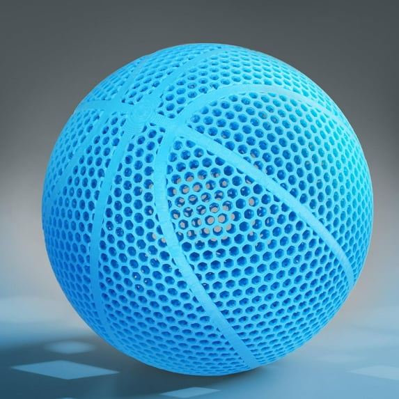 3D Printed Basketball-Airless Basketball,Ultra - Quiet & No Pump Needed ...