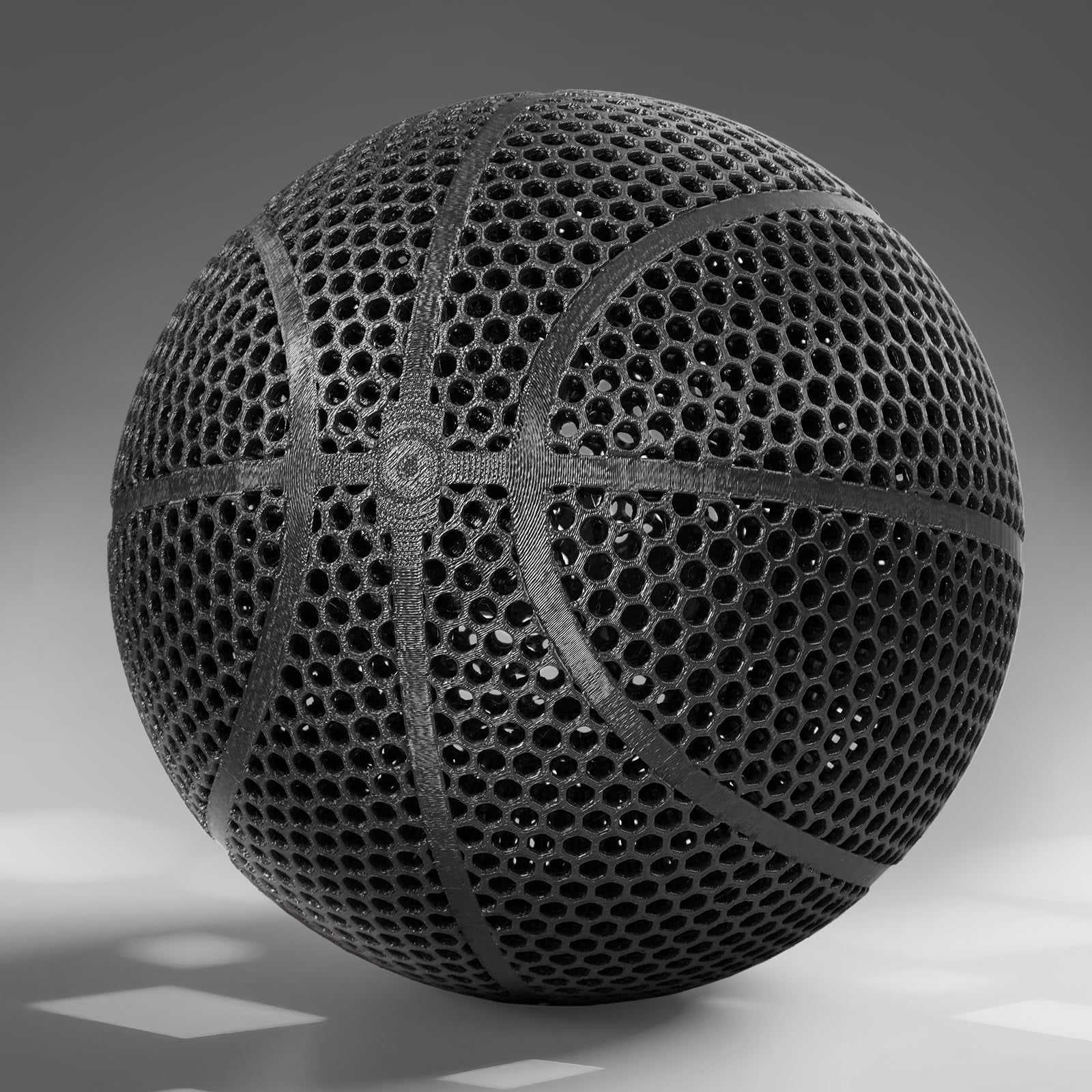 3D Printed Basketball-Airless Basketball,Ultra - Quiet & No Pump Needed ...
