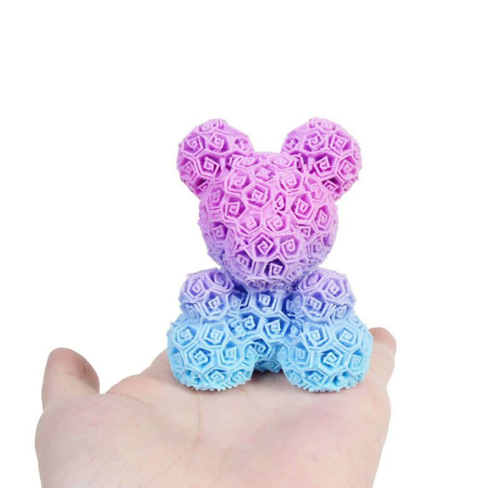 3D Printed Bear Toy – Stress-Relief Desk Toy & Stylish Home Decor Ideal ...