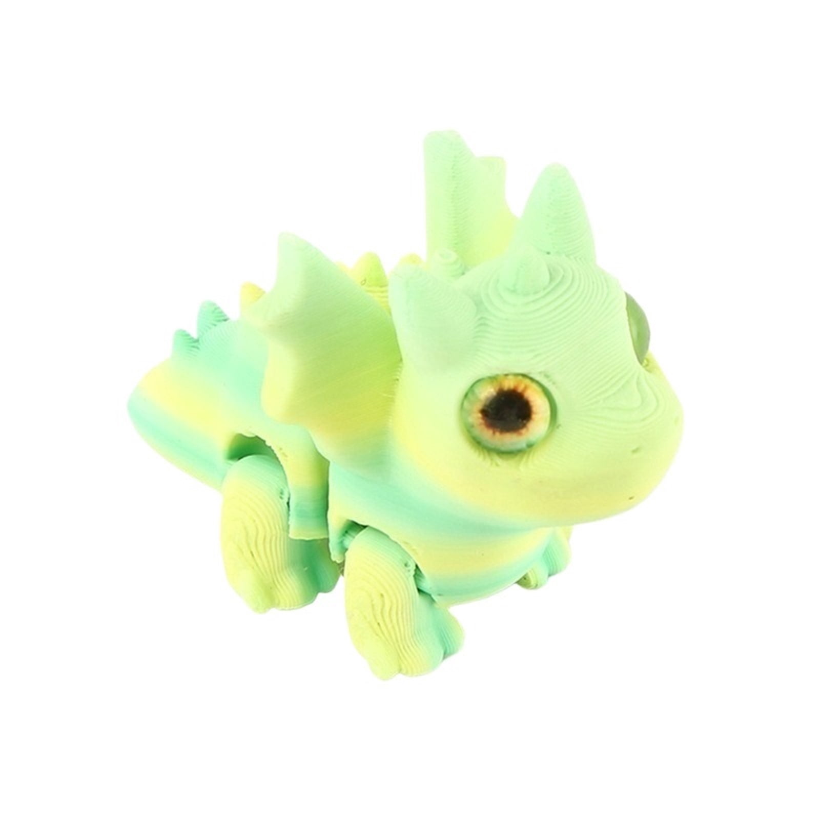 3D Printed Big-eyed Turtle Figurine Cute Turtle Keychain With Movable ...