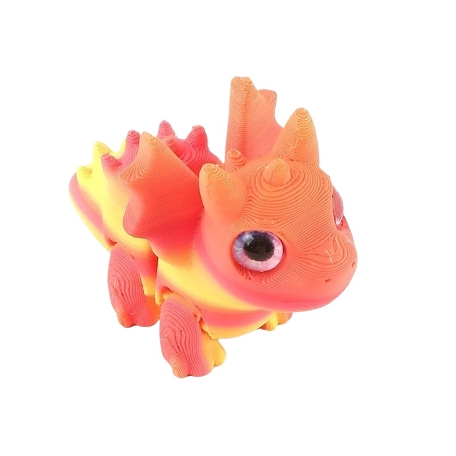 3D Printed Big-eyed Turtle Figurine Cute Turtle Keychain With Movable ...