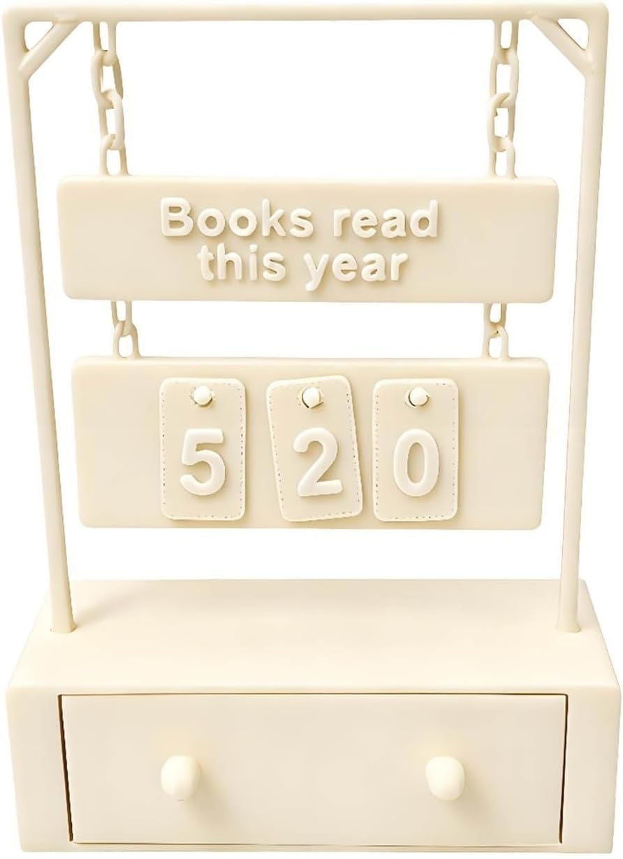 3D Printed Books Read Tracker Shelf Sign, Chapter Counter, Books Read ...