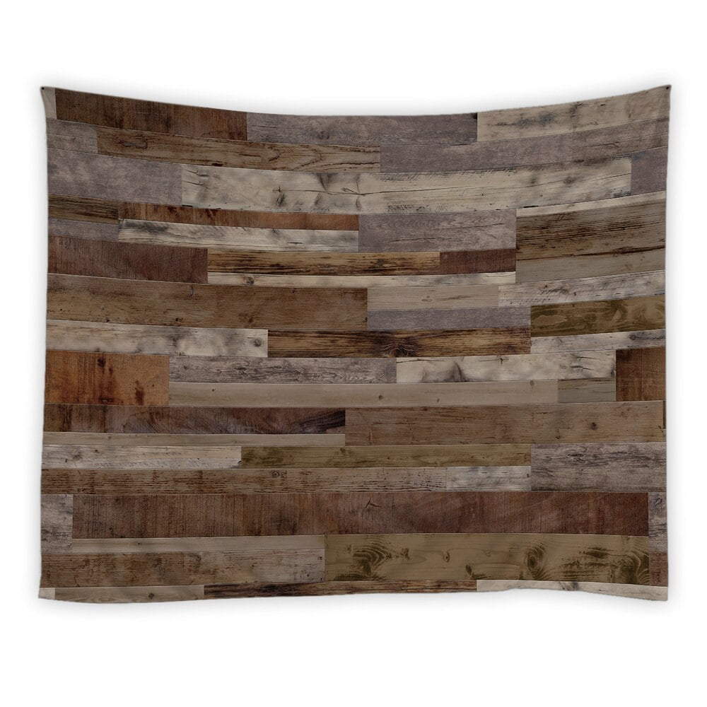 3D Printed Brick Stone Wall Tapestry Hanging Retro Vintage Wooden ...