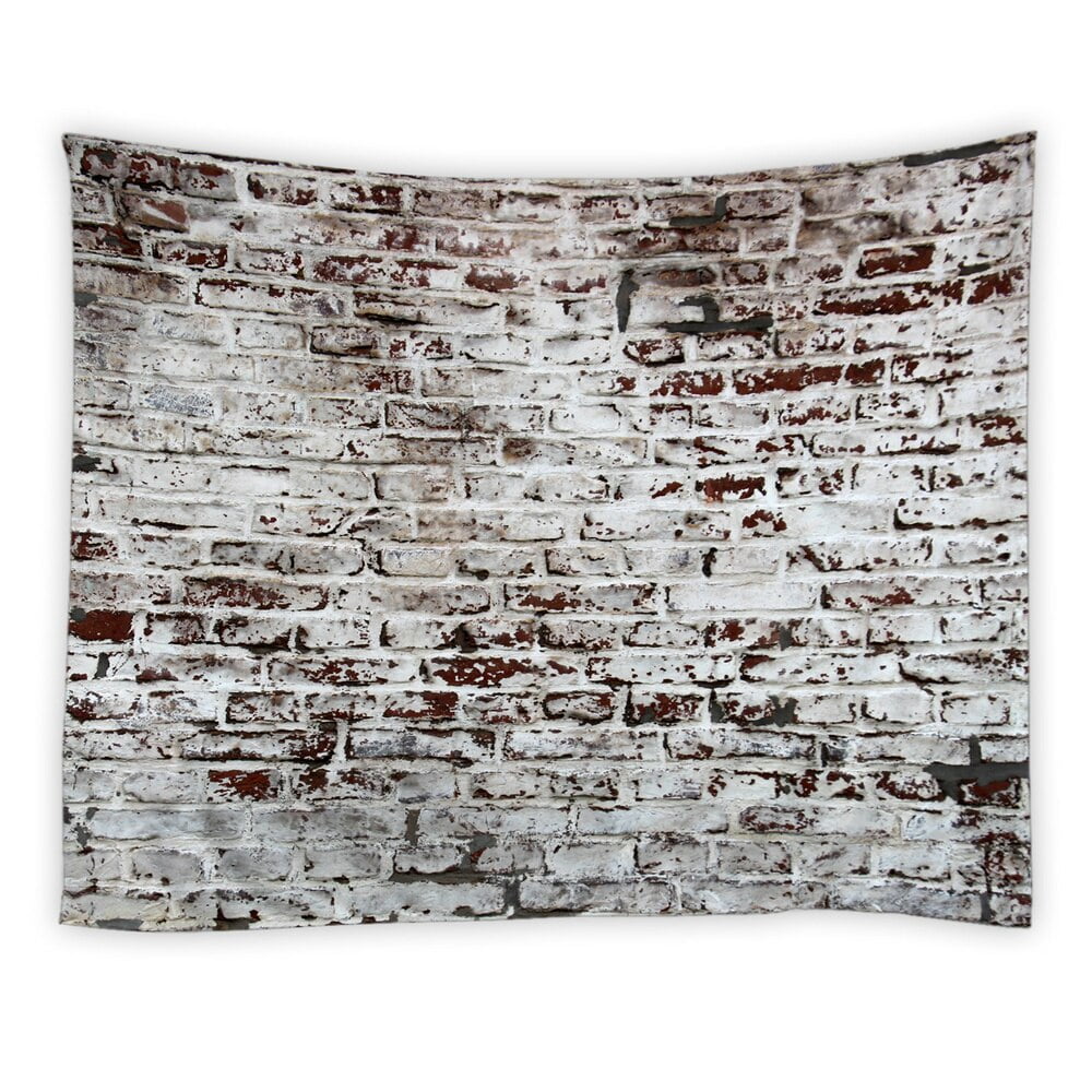 3D Printed Brick Stone Wall Tapestry Hanging Retro Vintage Wooden ...