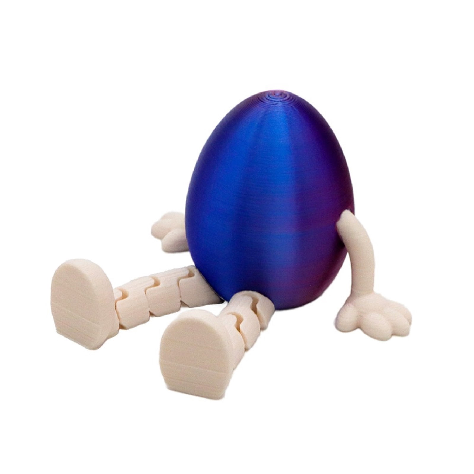 3D Printed Bunny Model Portable Movable Easter Rabbit Ornament Plastic ...