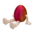 3D Printed Bunny Model Portable Movable Easter Rabbit Ornament Plastic ...