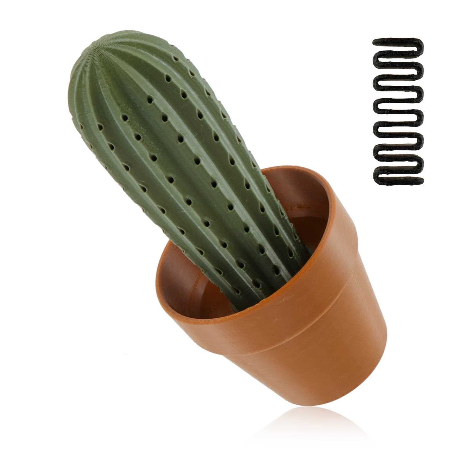 3D Printed Cactus Toothpick Holder Easy Access Plastic Cactus Shaped ...