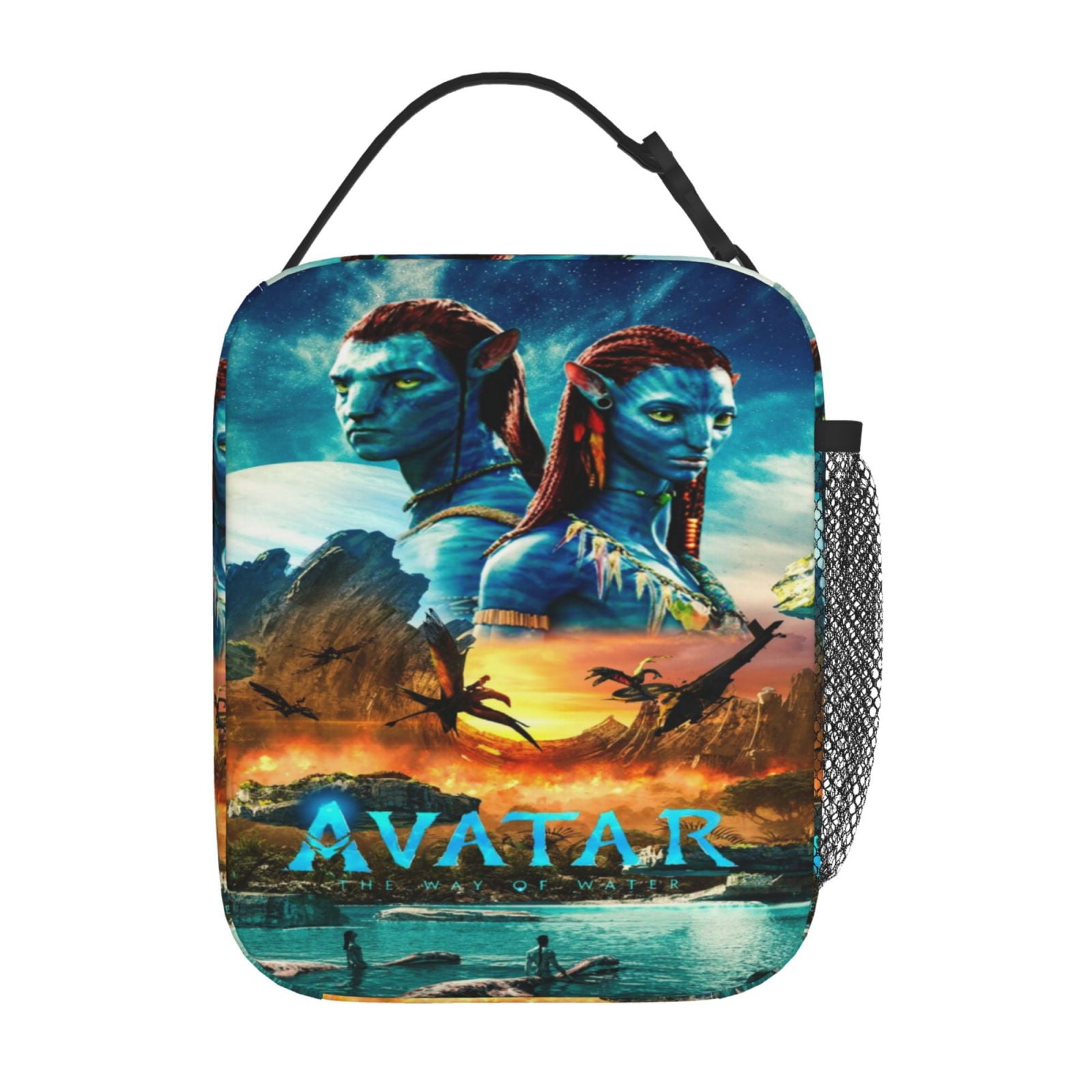 3D Printed Cartoon Avatar Insulated Lunch Bag Office Work Picnic Beach ...